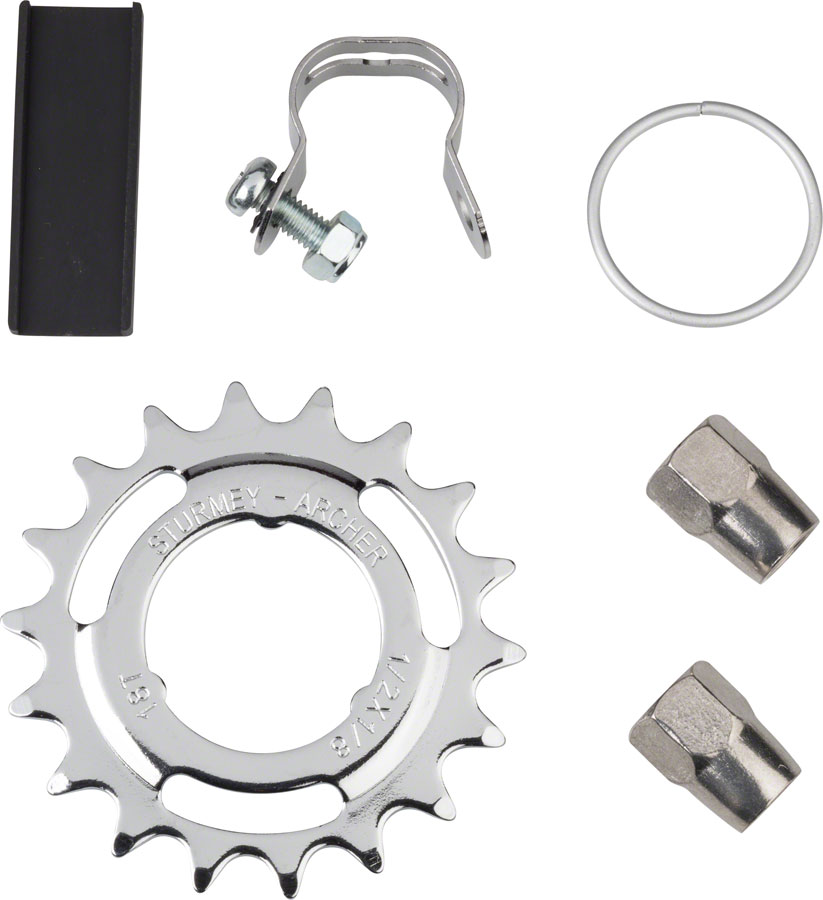 NEW Sturmey Archer S1C Single Speed Coaster Brake Hub 32h Silver ...