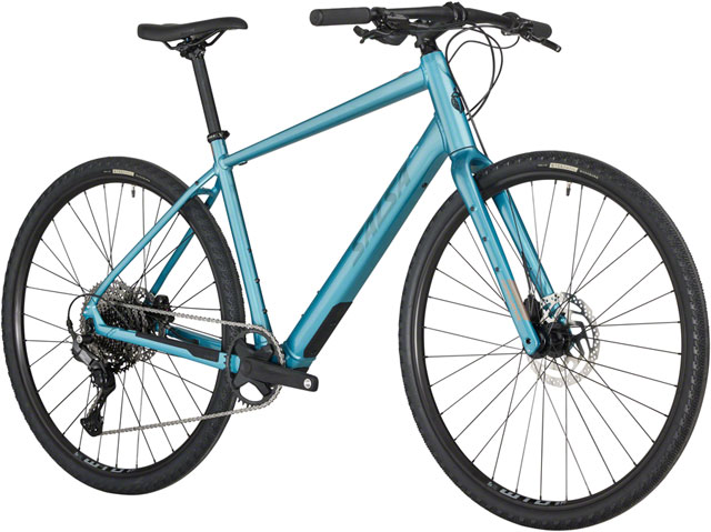 Bikeman: Salsa Confluence Flat Bar Cues 11 Ebike - 700c, Aluminum, Dark ...
