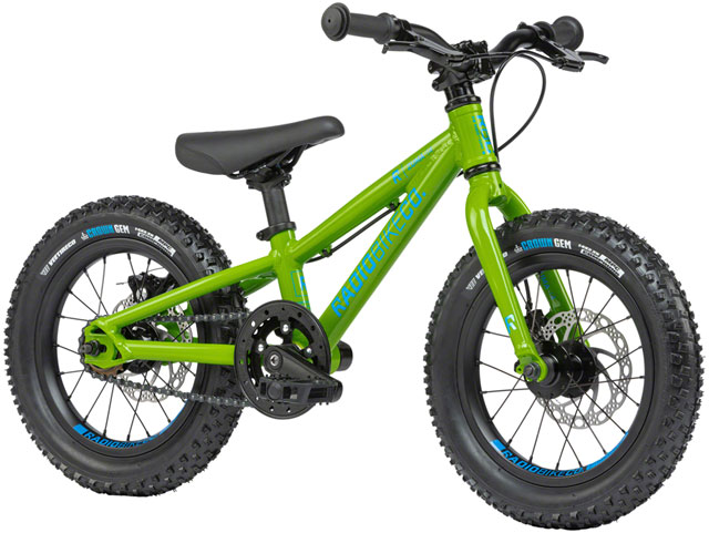 Bikeman: Radio Zuma Bike - 14", Aluminum, Dragon Green