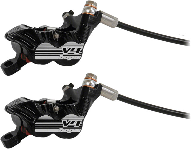 Bikeman: Hope Tech 3 V4 Duo Disc Brake and Lever - Left Hand, Front and ...
